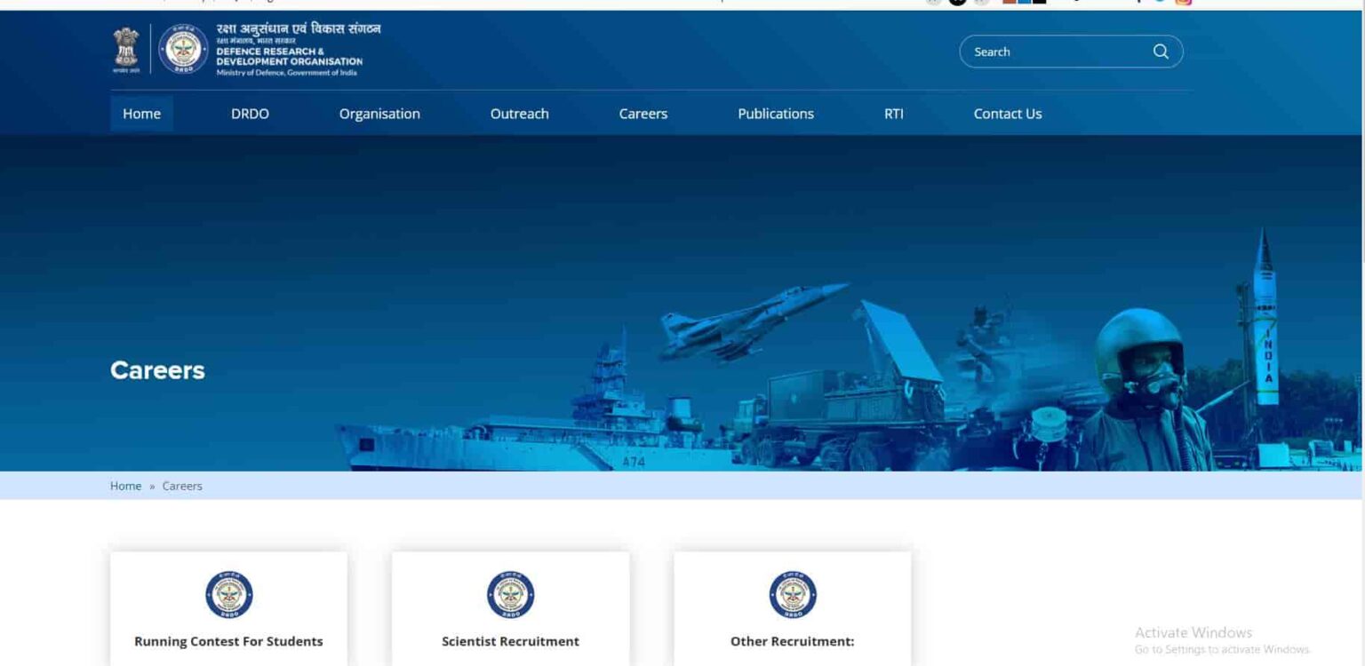 DRDO CABS Recruitment 2025 Apply Online For 25 Junior Research Fellow ...