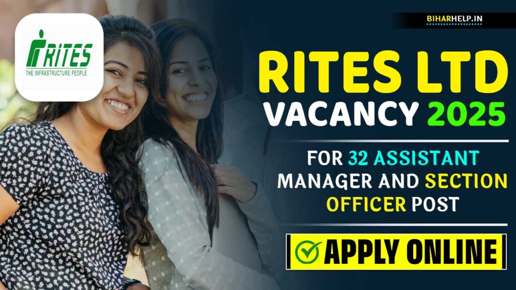 RITES Ltd Vacancy 2025 Apply Online For 32 Assistant Manager And ...