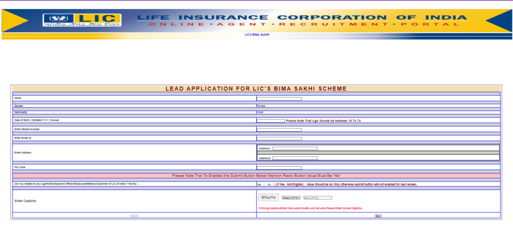 LIC Bima Sakhi Yojana Apply Online 2025 (Free) Registration ...