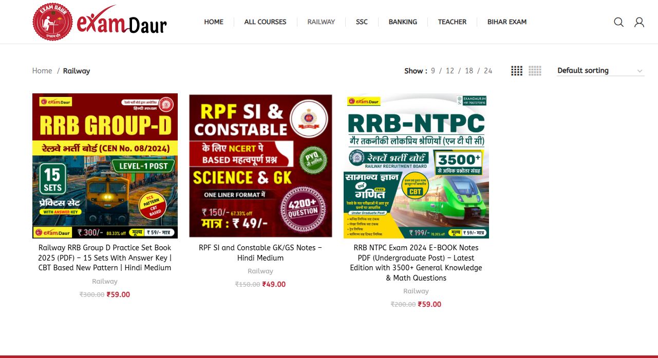 Railway Group D Practice Set Book 2025 (15 Set PDF With Answer Key) - Best Book For RRB Group D ...