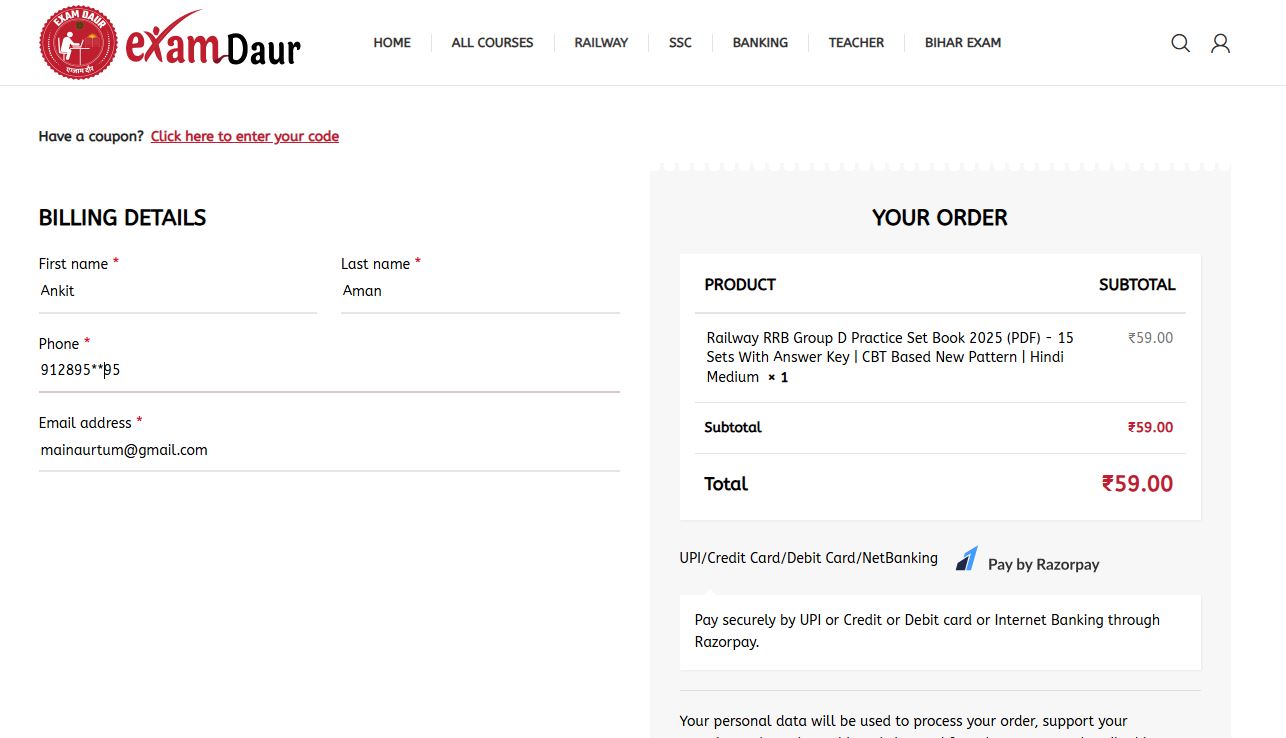 Railway Group D Practice Set Book 2025 (15 Set PDF With Answer Key ...