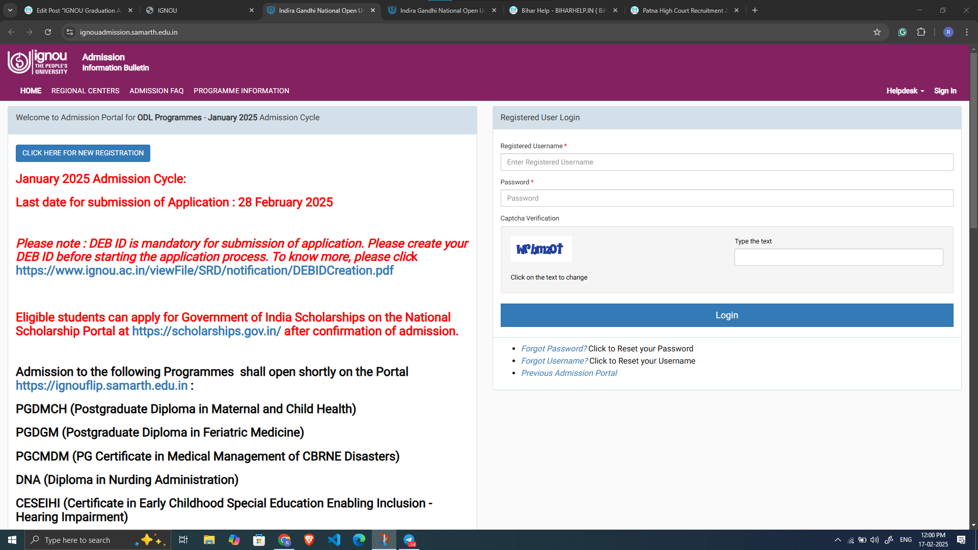 IGNOU Graduation Admission Fee 2025: BA, B.Sc, B.Com, BCA, BBA Courses ...