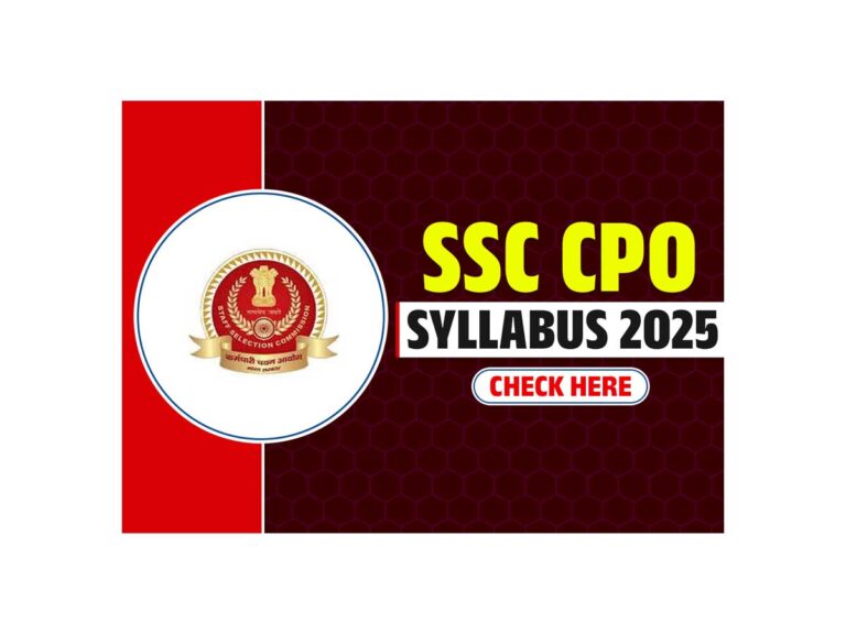 SSC CPO Syllabus 2025: Exam Pattern Available For CPO SI Paper 1 & 2 ...