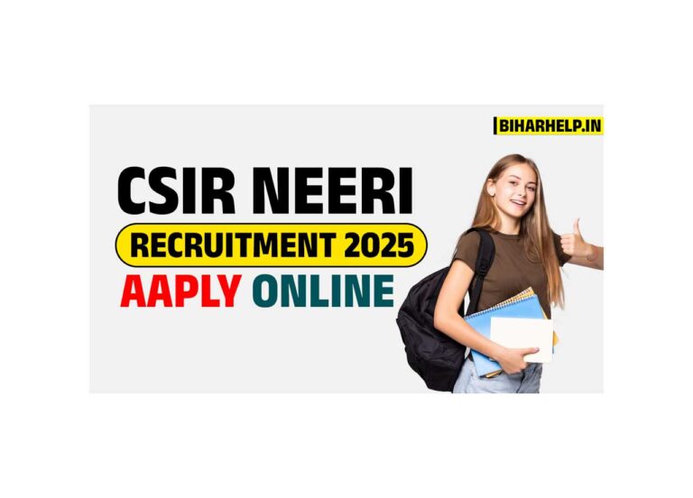 CSIR NEERI Recruitment 2025 Notification Out For 33 Post : Online Apply ...