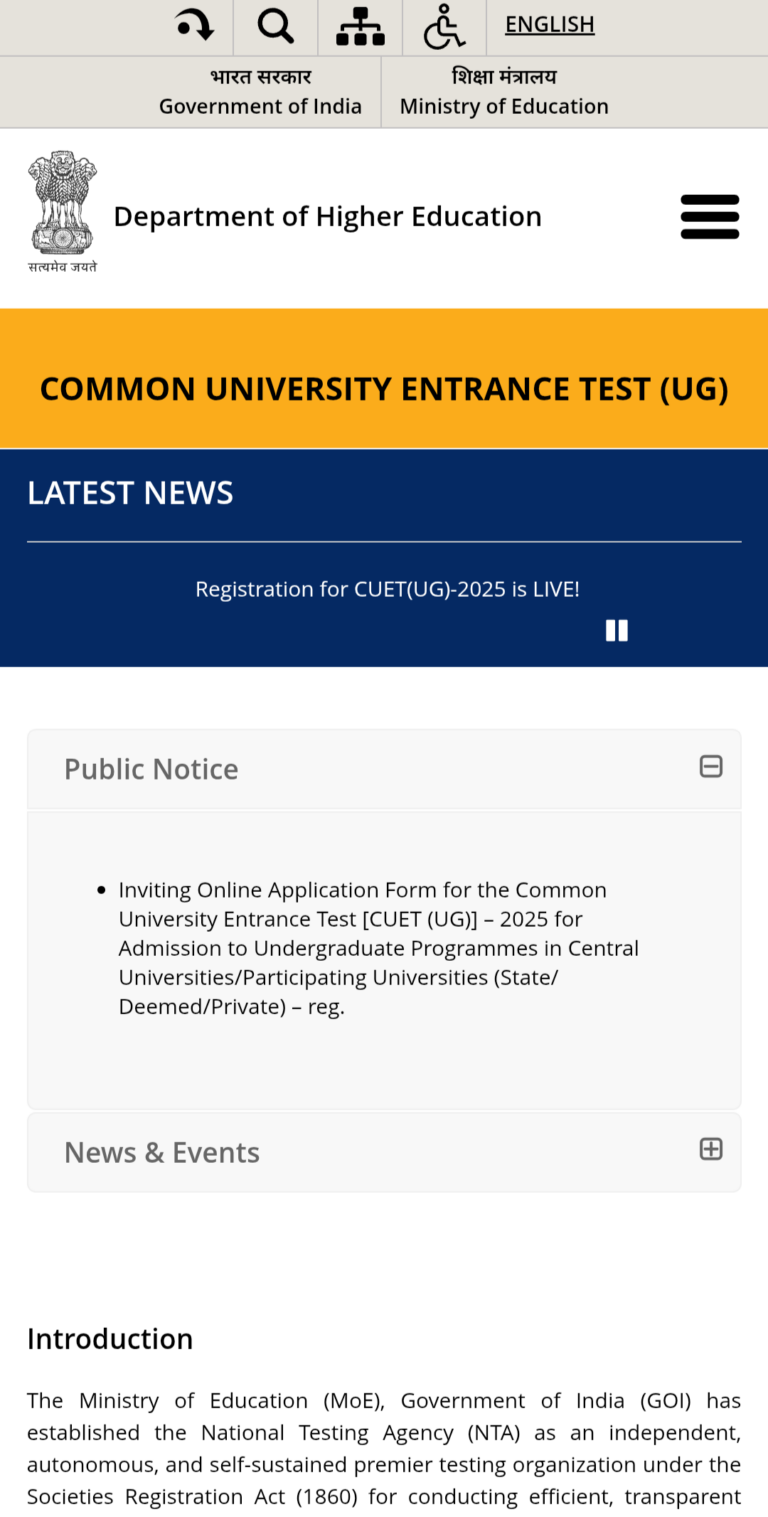 CUET UG 2025 Registration Last Date (Extended) : Eligibility, Exam Date ...