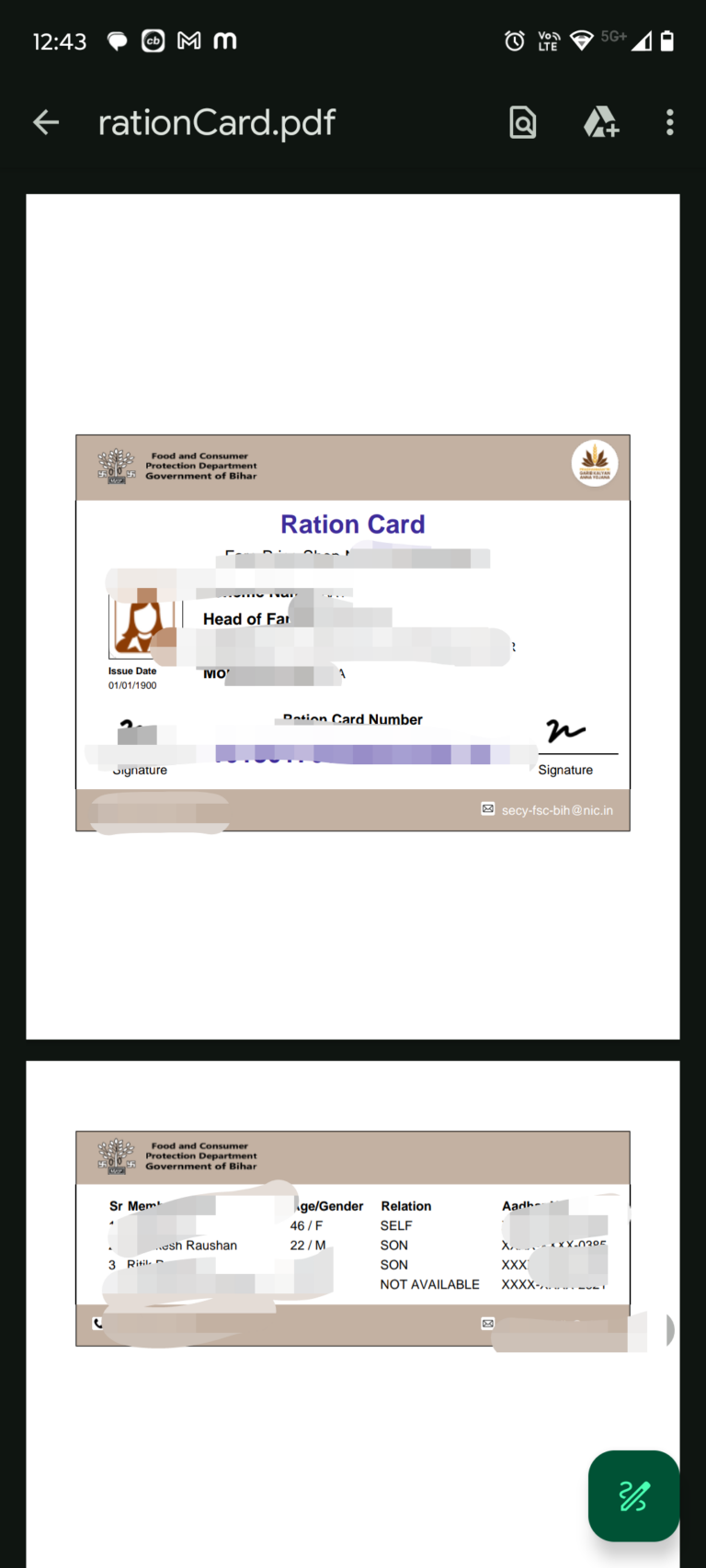 Aadhaar Number से E Ration Card Download कैसे करें? जानिए अपने आधार ...