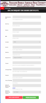 BRABU Degree Certificate Online Apply 2025 – Easy Steps, Payment ...