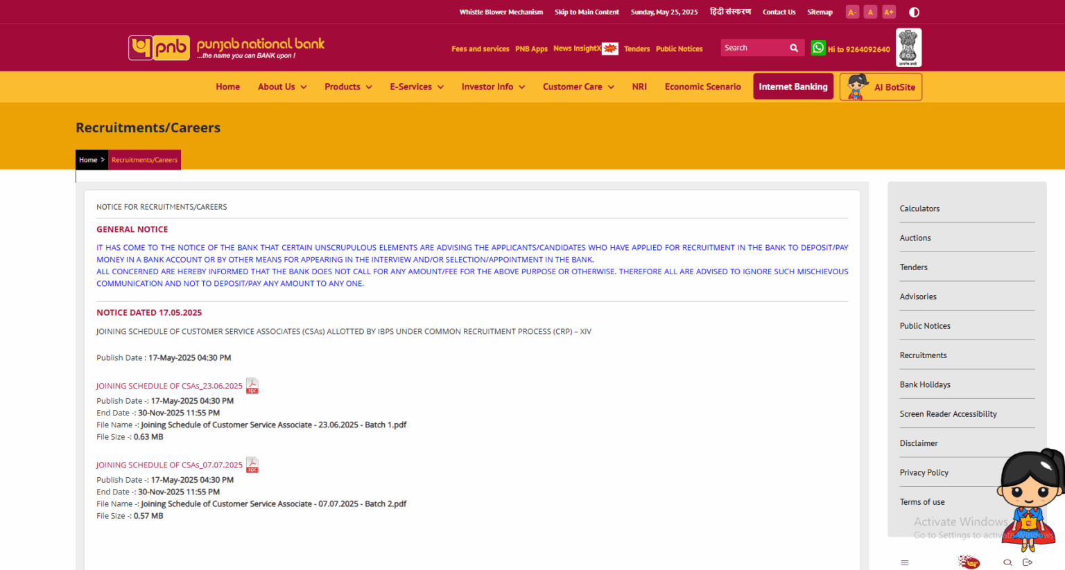 PNB SO Result 2025 Download PDF Link (Out) : PNB Specialist Officer Result Released, Check Merit ...