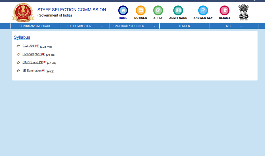 SSC Stenographer Syllabus 2025 PDF Download: SSC Grade C And Grade D ...