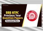 RRB NTPC Previous Year Question Paper PDF Download Link - Railway NTPC ...