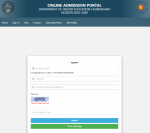 DHE CHD Online Admission 2025: Apply For UG & PG Courses In Chandigarh ...