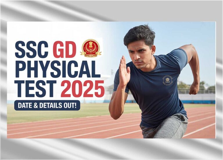 SSC GD Physical Test 2025 Date: GD Constable Physical Test Details, PET ...