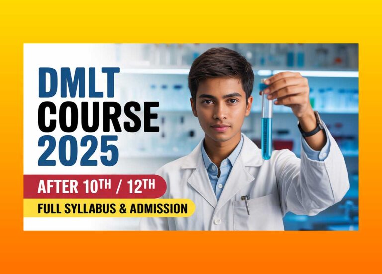 Diploma In Medical Laboratory Technology (DMLT) Course 2025: Admission After 10th/12th, Syllabus ...