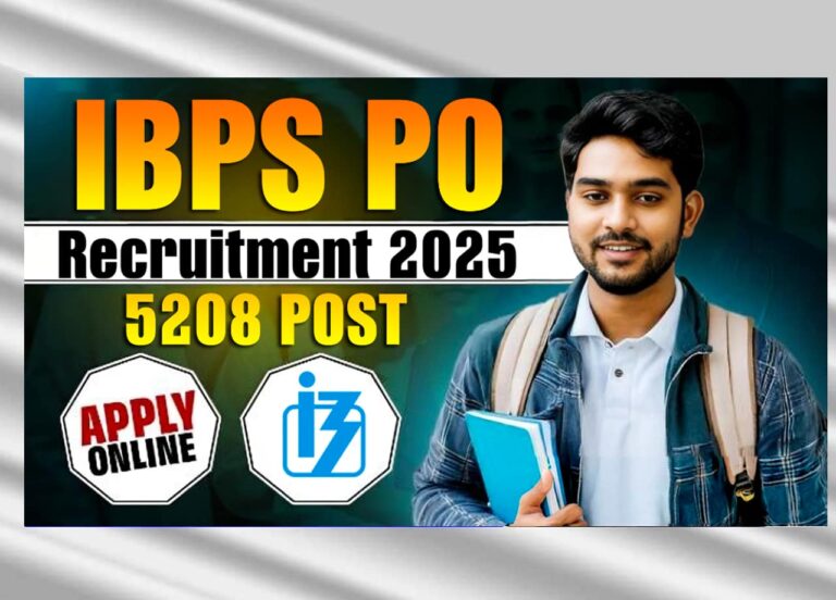 IBPS PO Recruitment 2025 Online Apply (Link) : Detailed Notification ...