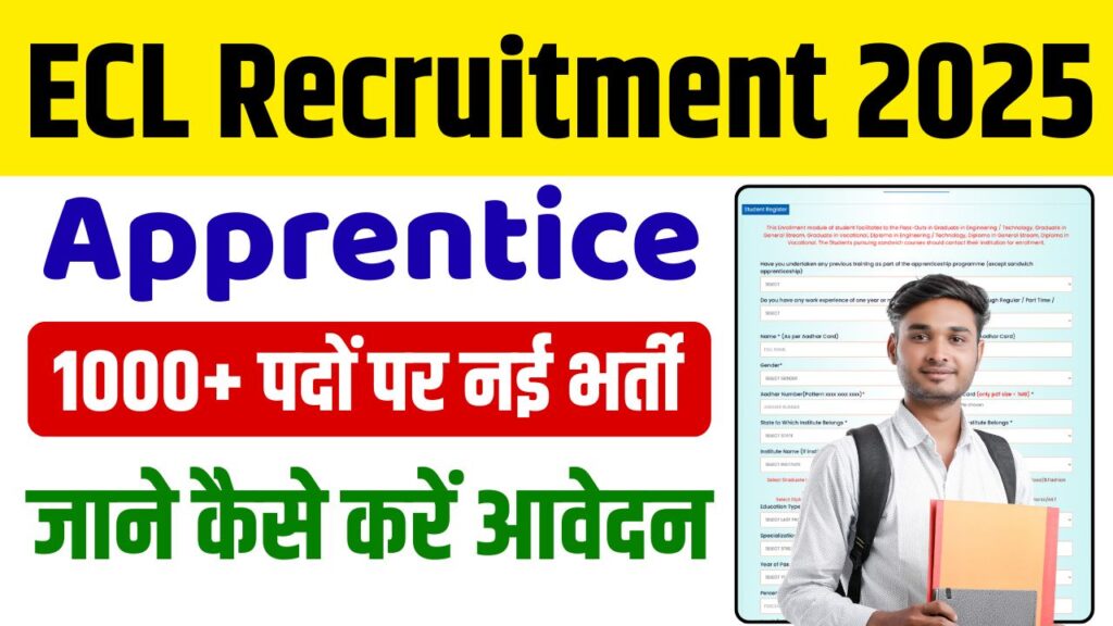 ECL Apprentice Recruitment 2025: Apply Online For 1,123 Graduate & Technician Apprentice ...