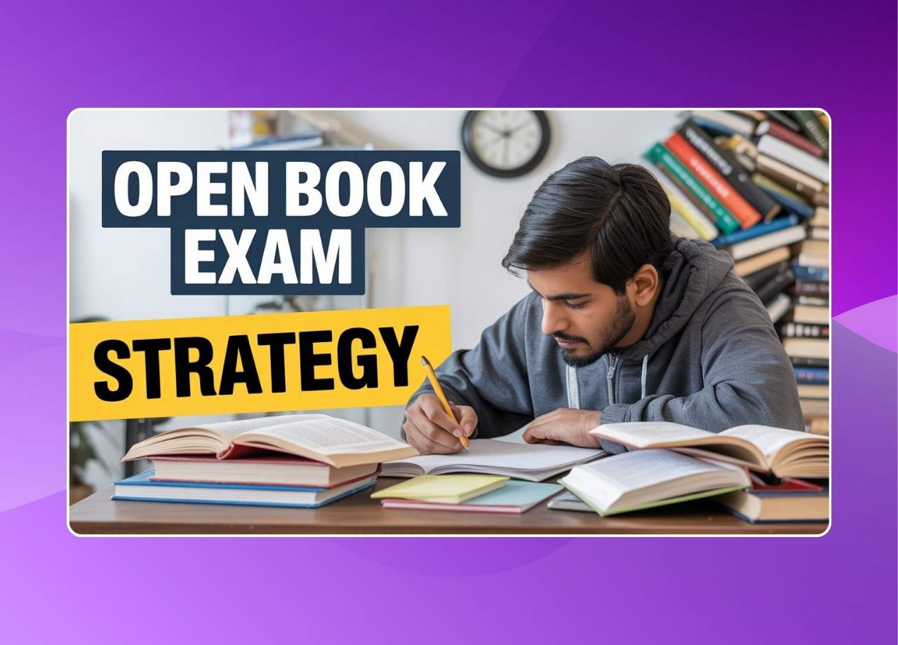 Open Book Exam Strategy – सिर्फ Copy नहीं, Concept चाहिए!