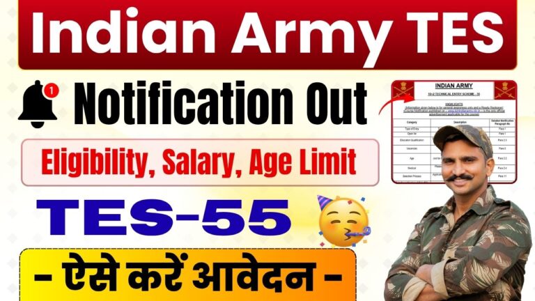 Indian Army TES Recruitment 2025 (TES-55): Apply Online For 90 ...