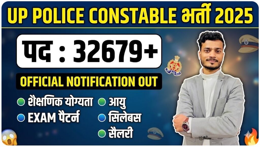 UP Police Constable Recruitment 2026: Apply Online For 32,679 Constable ...