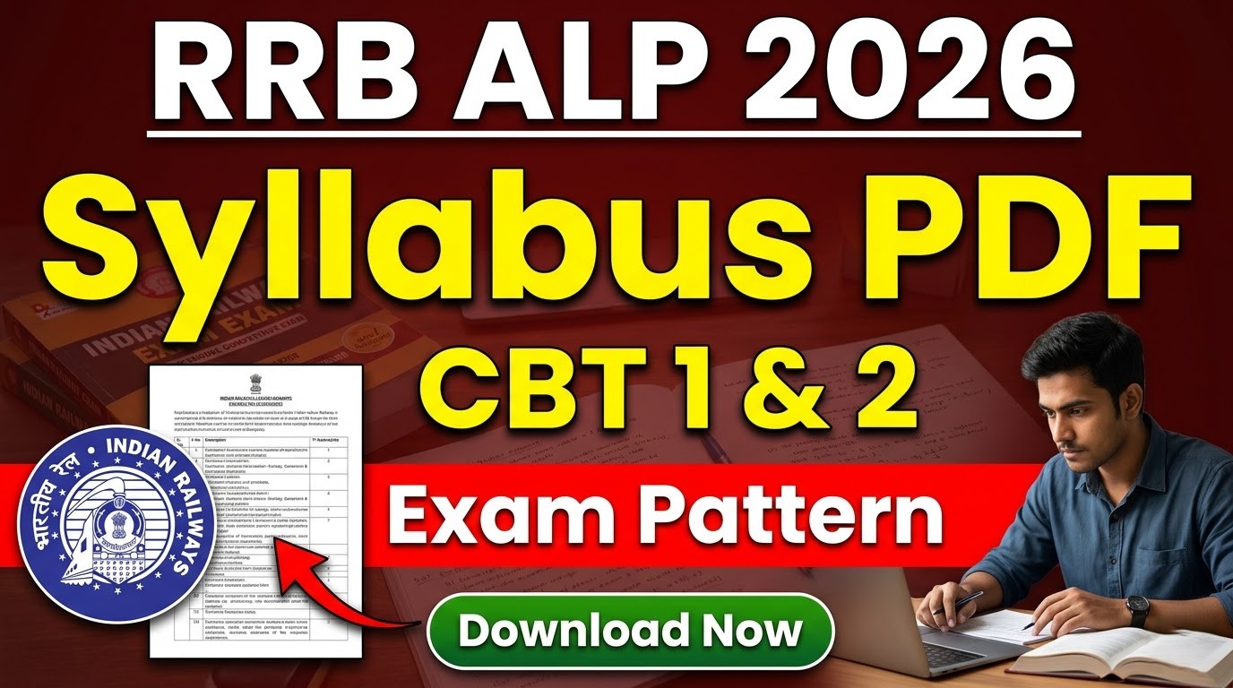 RRB ALP Syllabus 2026: Exam Pattern, CBT 1 & CBT 2 Syllabus, Selection ...