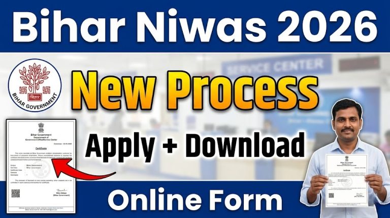 Bihar Niwas Praman Patra New Process 2026: Online Apply, Documents ...