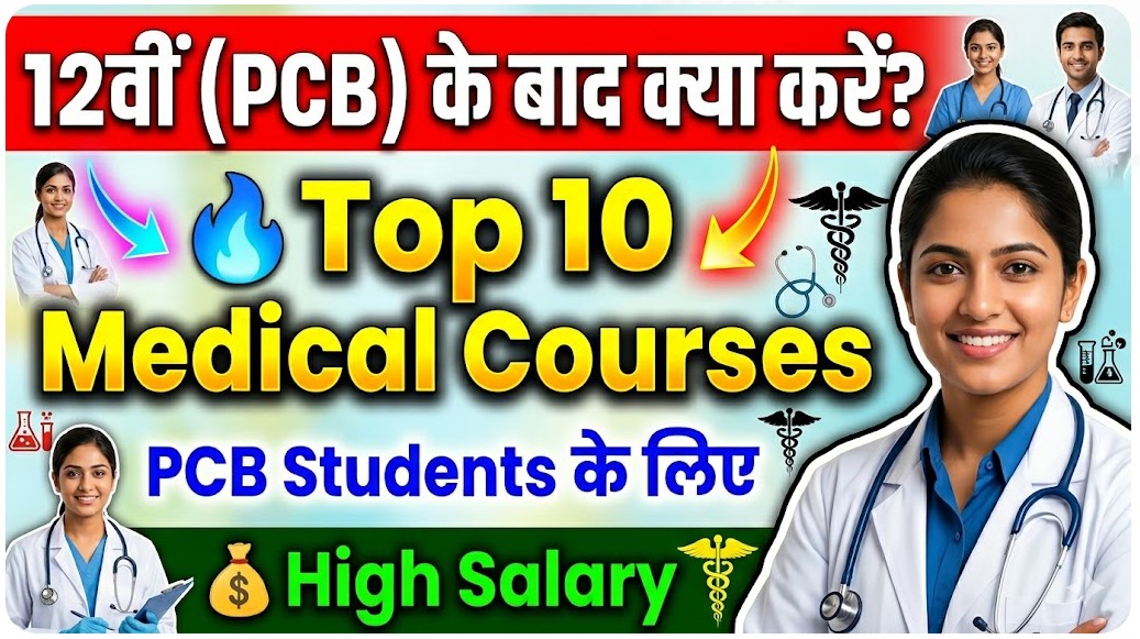 Top 10 Medical Courses After 12th In 2026: Best PCB Medical Courses ...